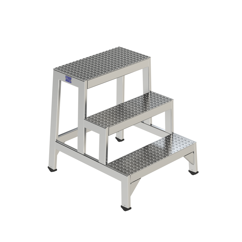11002 - Lightweight aluminum stool 51° EN14183 - ESLA