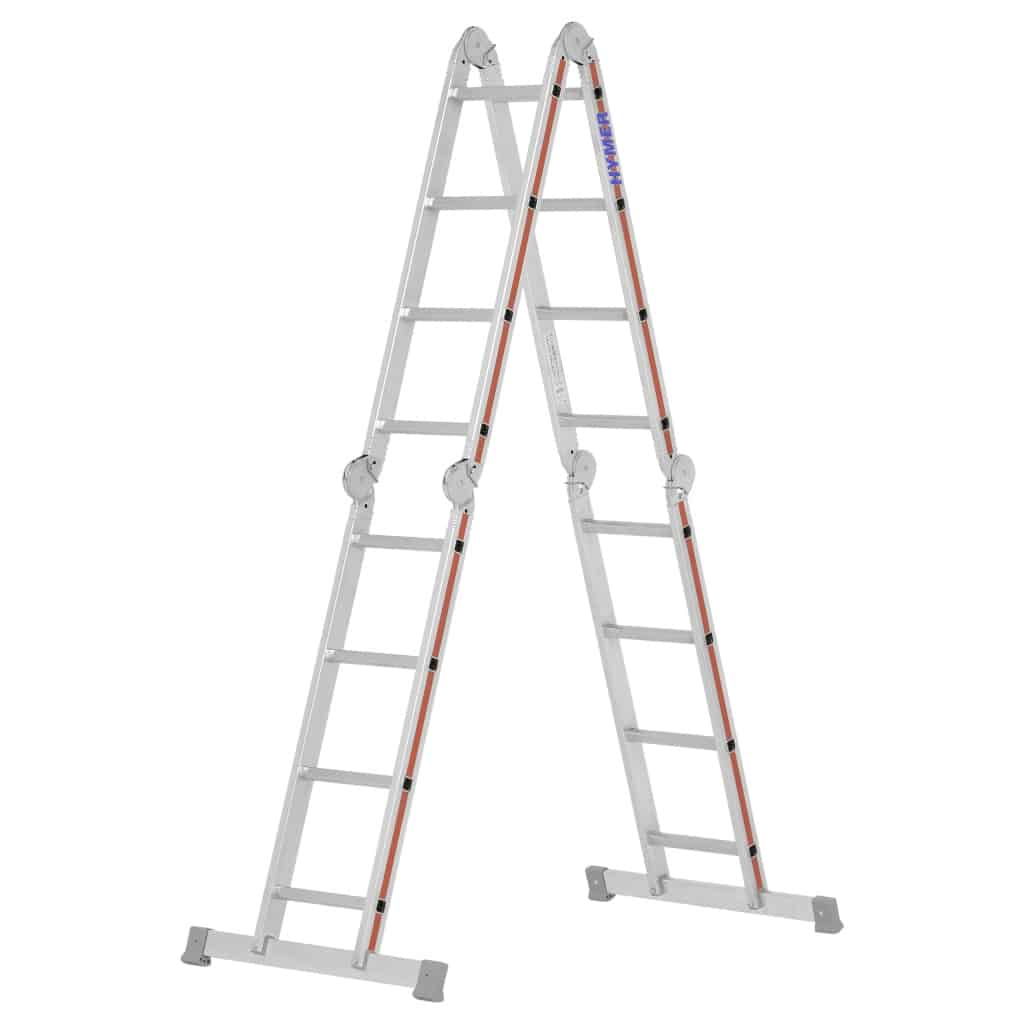 4043 - Convertible articulated ladder in aluminium EN131.1-2 - ESLA